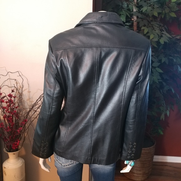 Excelled | Jackets & Coats | Excelled Black Leather Jacket With ...